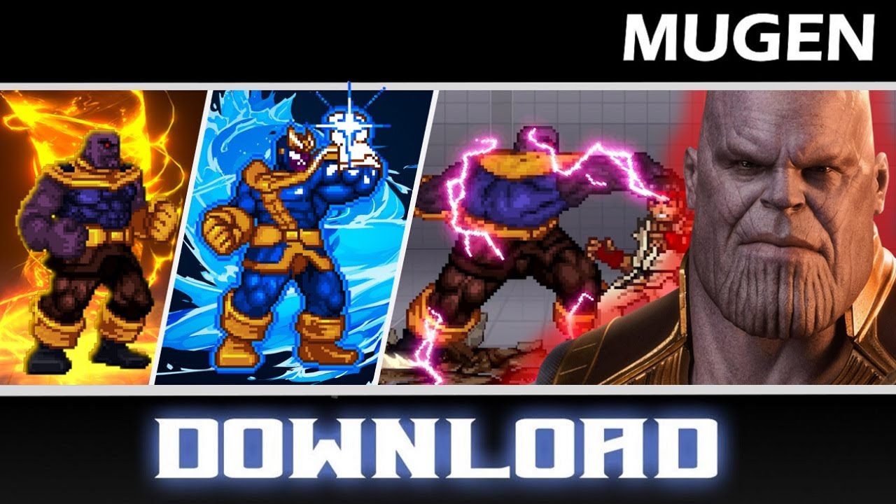 Thanos (Comic) V.2 JUS Edit konn12 - MUGEN JUS CHAR - YouTube