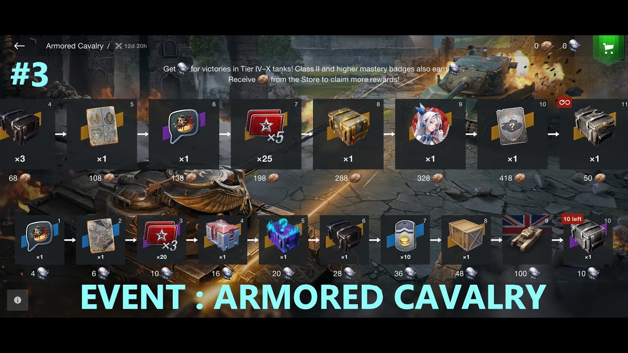 #558 Event : Armored Cavalry | WoTB 11.8 - YouTube