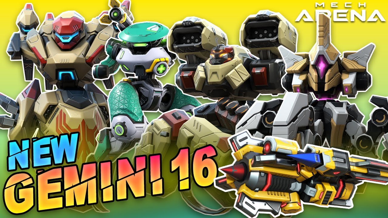 Trying the New Gemini 16 With Different Mechs | Gameplay | Mech Arena ...