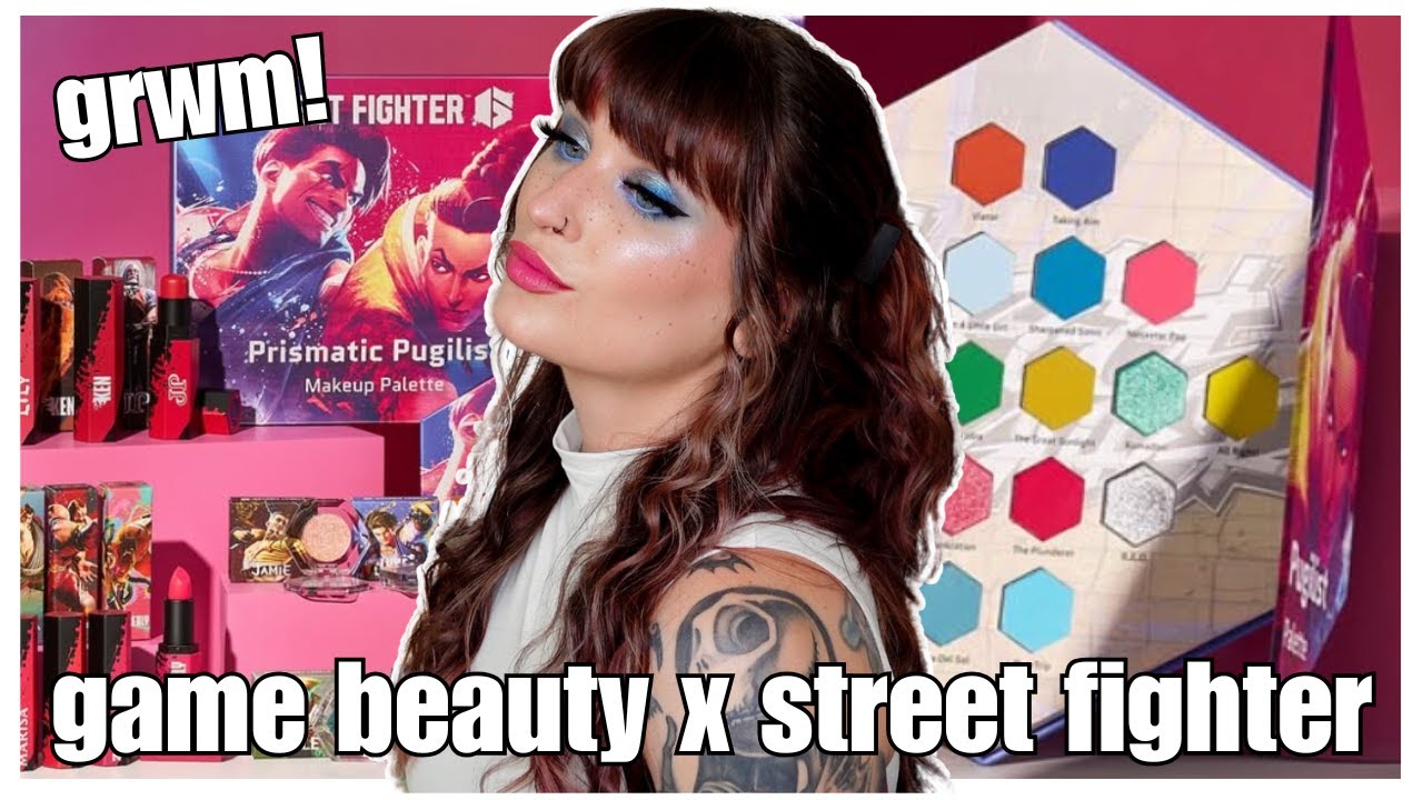 NEW game beauty street fighter collection | trying new makeup! - YouTube