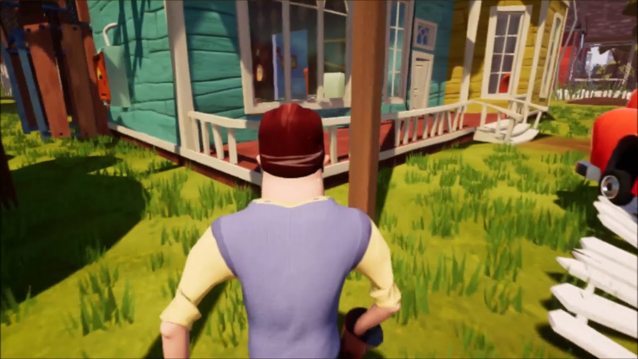 Hello Neighbor NEIGHBOR in THIRD PERSON - YouTube