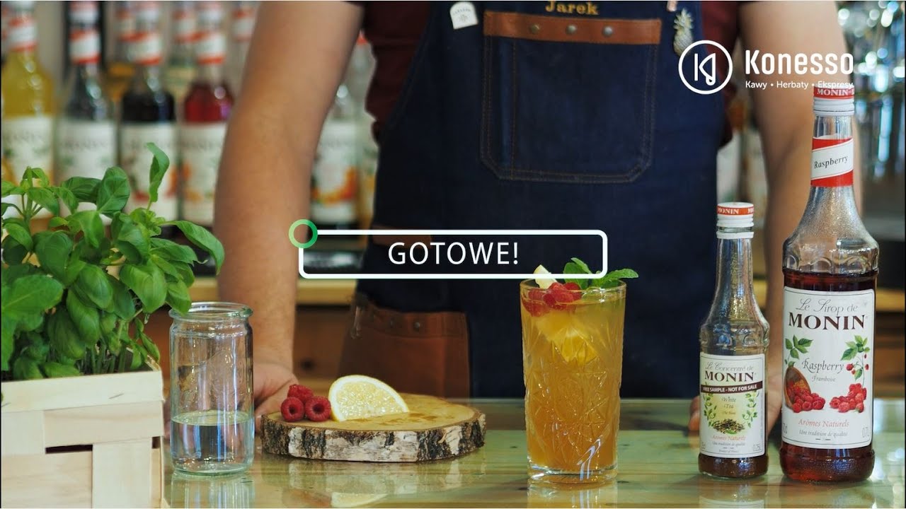 Malinowa Ice Tea - przepis na domową mrożoną herbatę - YouTube