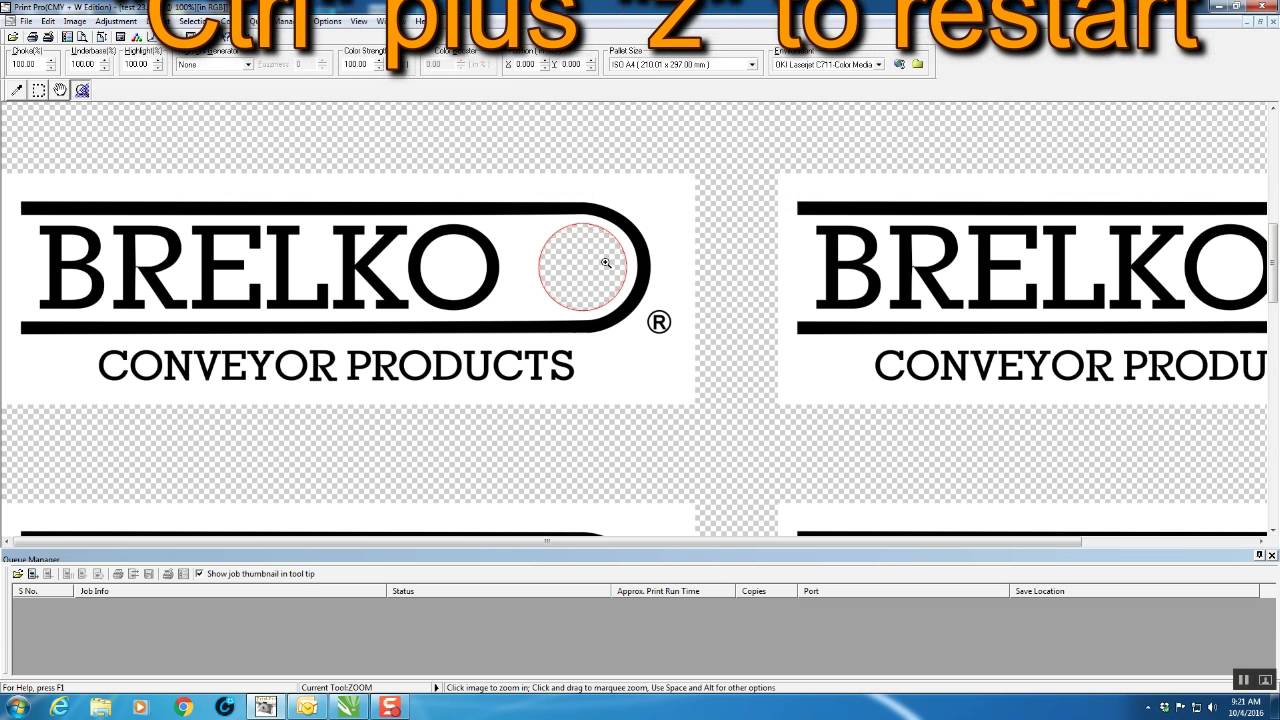 Print Pro Tutorial On How To Print On White Background Items - YouTube