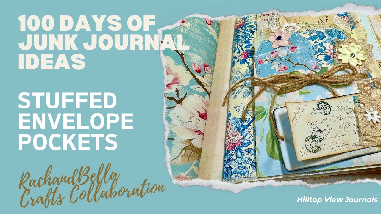 #100daysjji Making, Embellishing and Using Stuffed Envelope Pockets ...