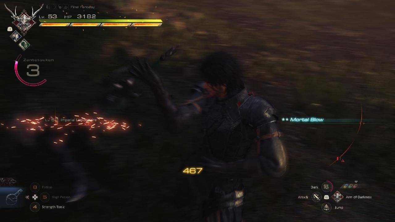 FF16 - Knight of the Dying Sun NG+ No Damage - YouTube