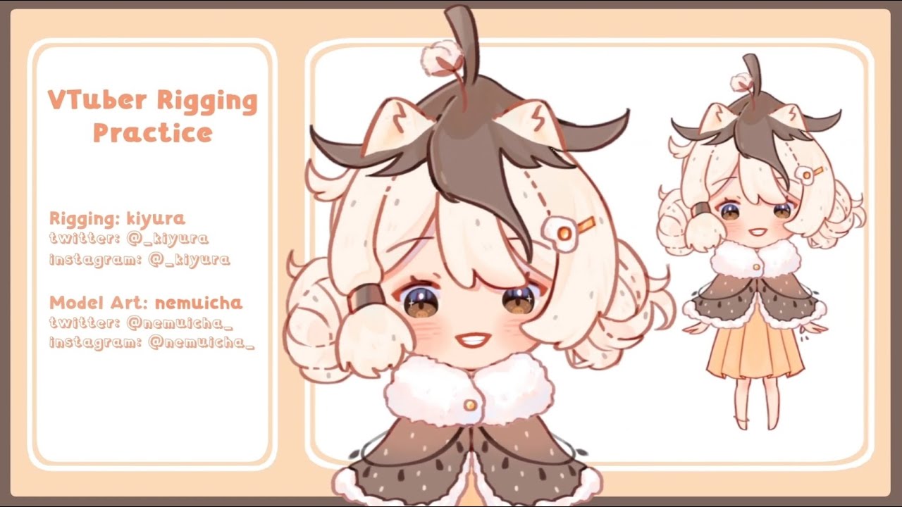 【Live2D】Cottonbuddy | VTuber Rigging Practice - YouTube