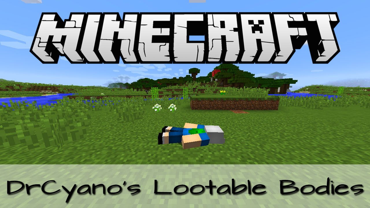 Minecraft Mod : ท่าตาย (เก็บของจากผู้ตายได้) - DrCyano's Lootable ...
