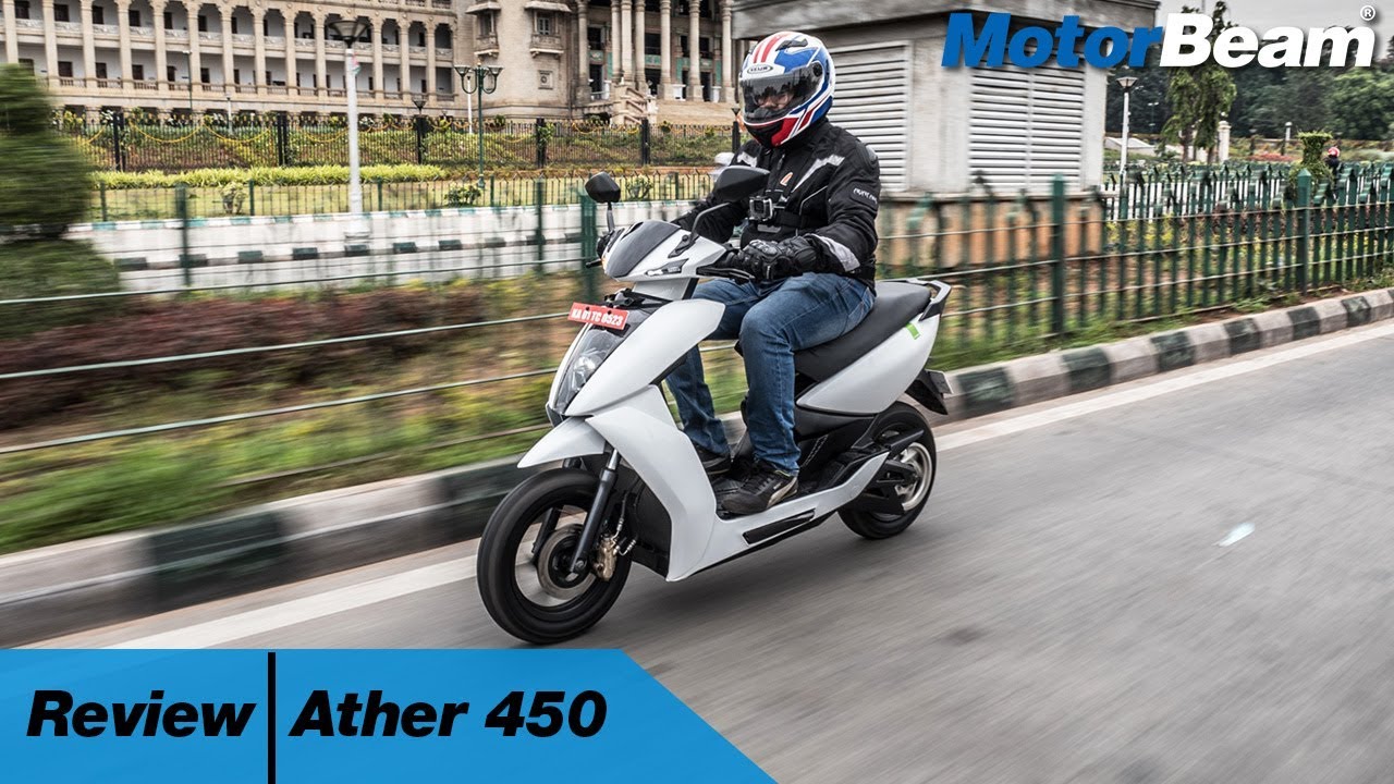 Ather 450 Review – Future of Commuting | MotorBeam - YouTube