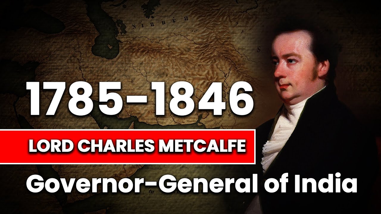 Lord Charles Metcalfe | Governor General of India | 1785 - 1846 ...