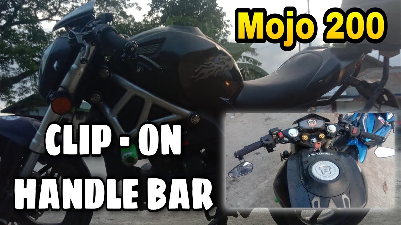 New Clip on Handle Bar for Mojo 200 /// GMA 28 DELIVERY DRIVER - YouTube