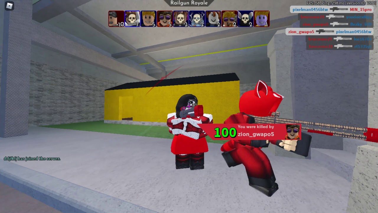 roblox arsenal gameplay (railgun royale) - YouTube