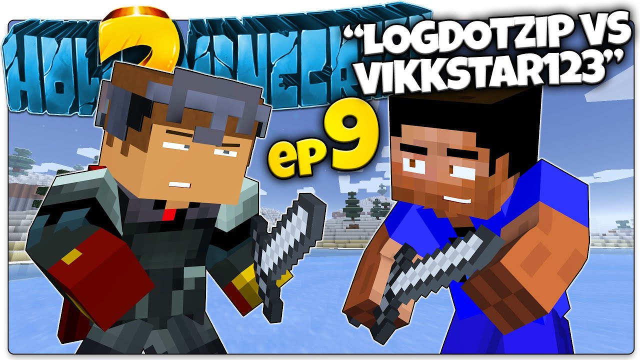 How 2 Minecraft | #9 | LOGDOTZIP VS VIKKSTAR123 (How To Minecraft ...