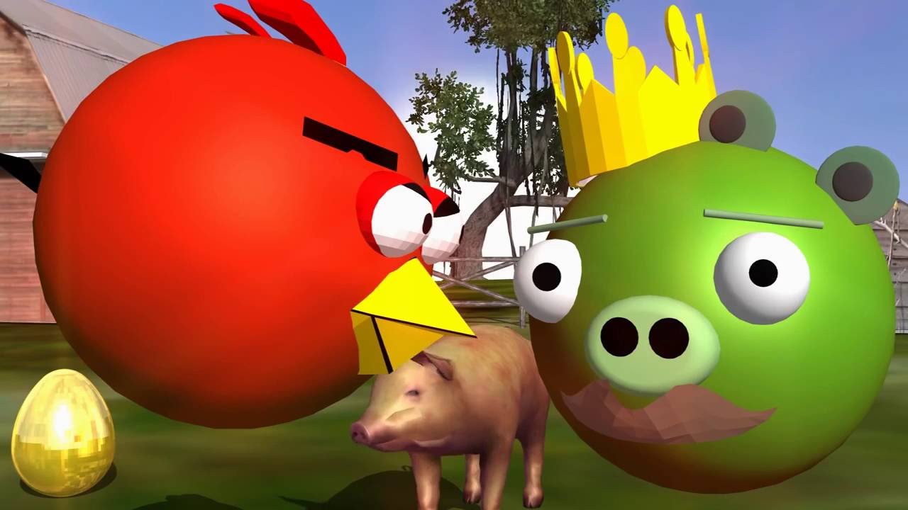 The ANIMAL FARM with some ANGRY BIRDS ♫ ♪ ♫ ♪ ♫ 3D animated spoof ...