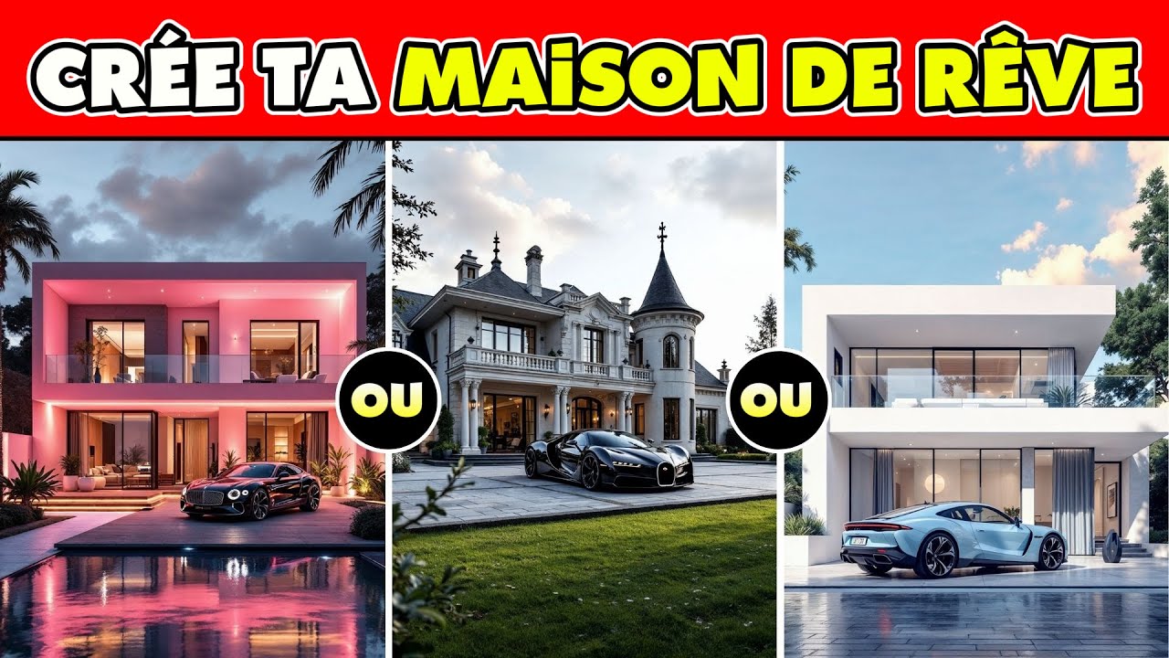🛋️ Tu préfères...?- Construis la maison de tes rêves 🏡🎨 - YouTube