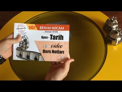 2017 KPSS Tarih Video Ders Notları - Ramazan Yetgin - Benim Hocam Yayınları