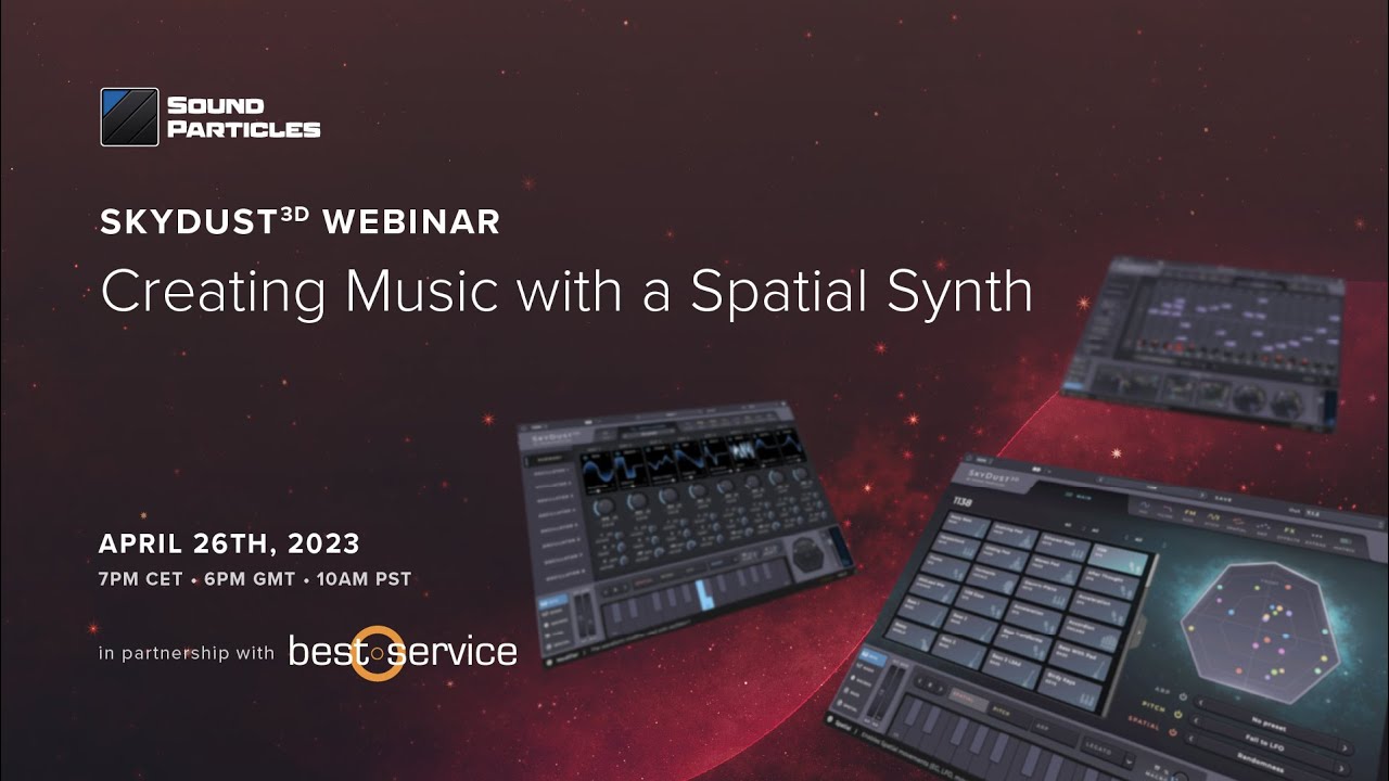 Creating Music with a Spatial Synth | Sound Particles Webinar - YouTube