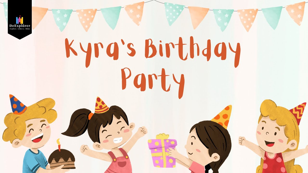 KYRA'S BIRTHDAY PARTY | English Stories | Fairy Tales and Bedtime ...