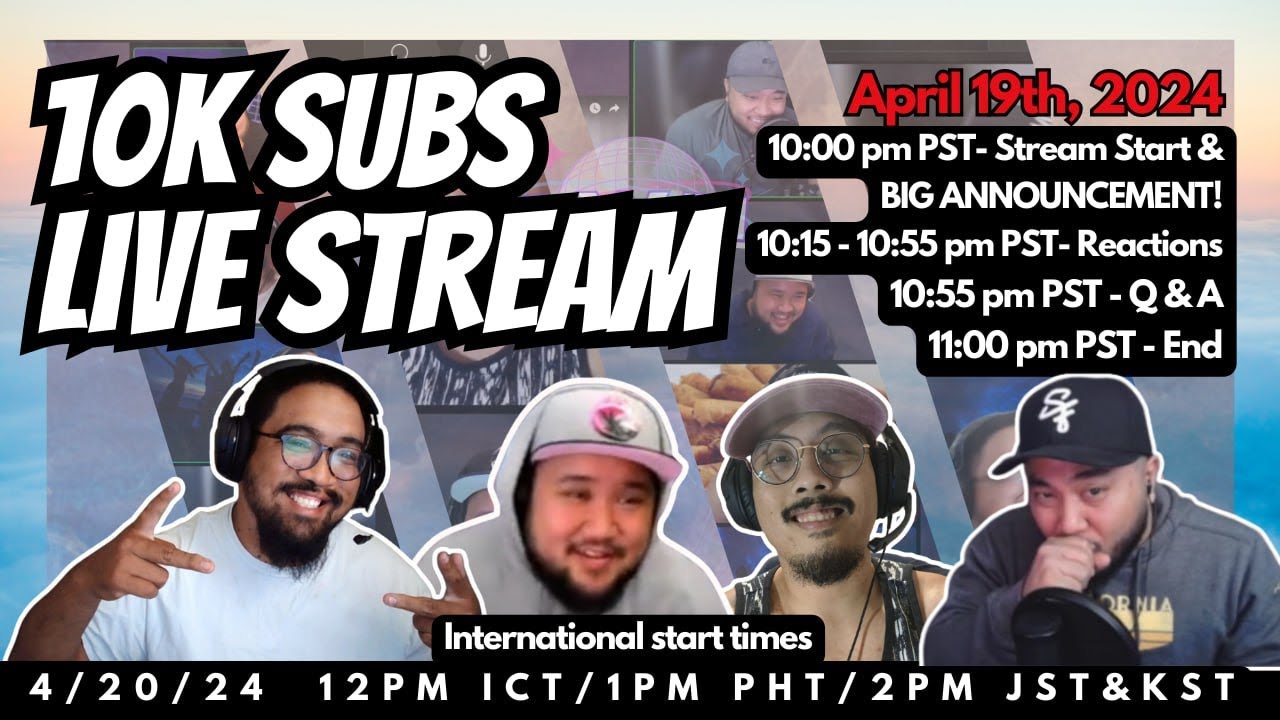 10k subs live stream - MERCH AVAILABLE NOW (Reaction to DPR IAN, BTS ...