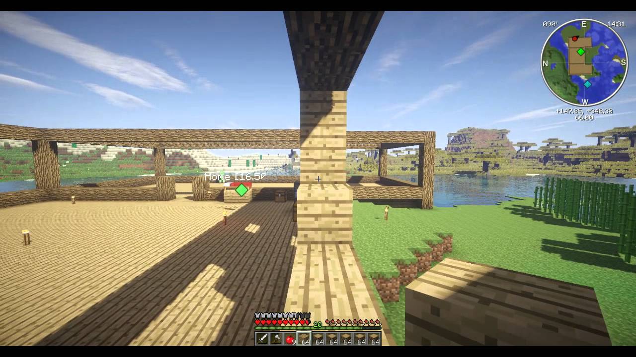 Minecraft everyday for 30 days Day 7 Working on the house pt2 - YouTube