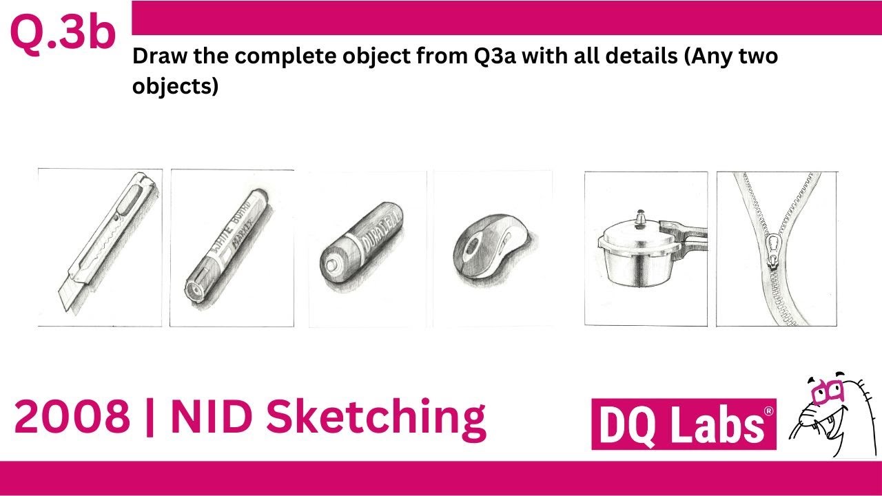 NID 2008 Sketching Solutions | NID 2024 Preparation | Crack NID exam ...