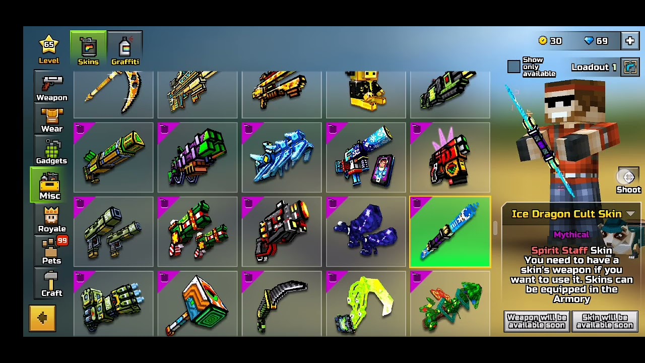 All Skin Showcase #2 [PixelGun 3D] - YouTube