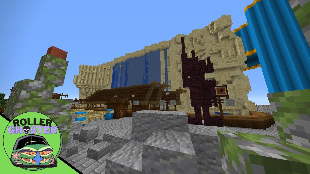 Valhalla Blackpool Pleasure Beach Minecraft Showcase - YouTube