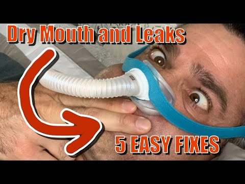 5 Ways to Easily Fix Dry Mouth and Mask Leaking with CPAP - YouTube