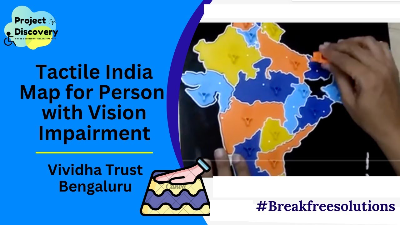 Tactile India Map Puzzle for Visually Impaired Children ...
