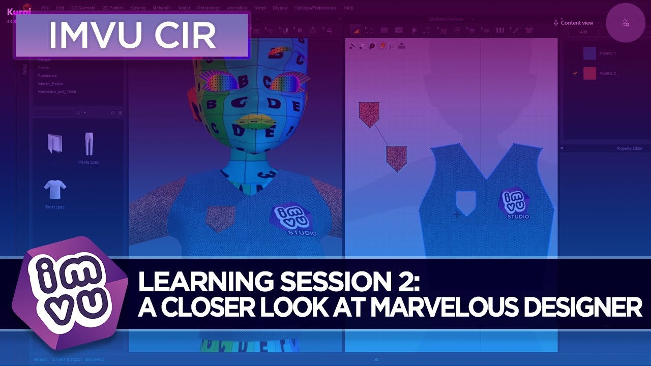IMVU Creator In Residence Learning Session 2: A Closer Look at ...
