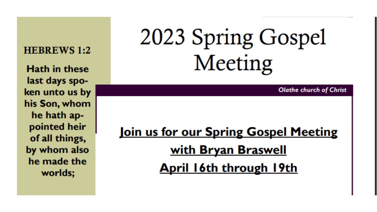 The Eternal Unshaken Kingdom of Christ - Bryan Braswell - YouTube