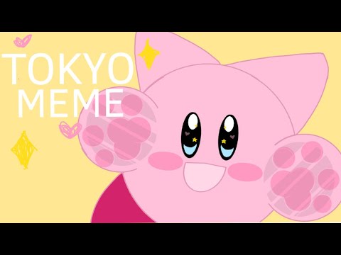 Cat Kirby // TOKYO MEME // Animation meme ( read description pls ...