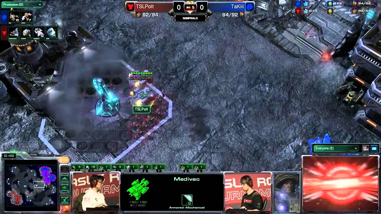 SC2 Semifinals Polt vs Lucky Game 1 TvZ Assembly Winter 2012 Starcraft ...