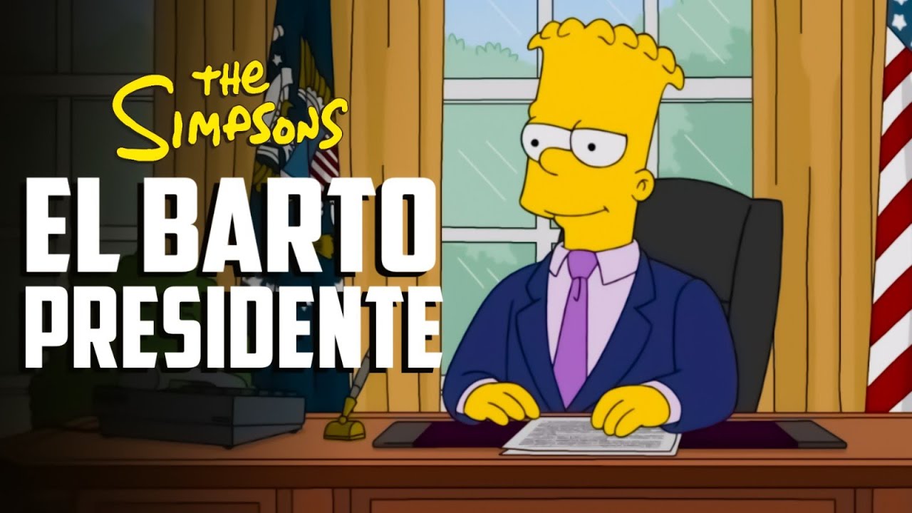 BART PRESIDENTE | Los Simpson | Resumen de series - YouTube