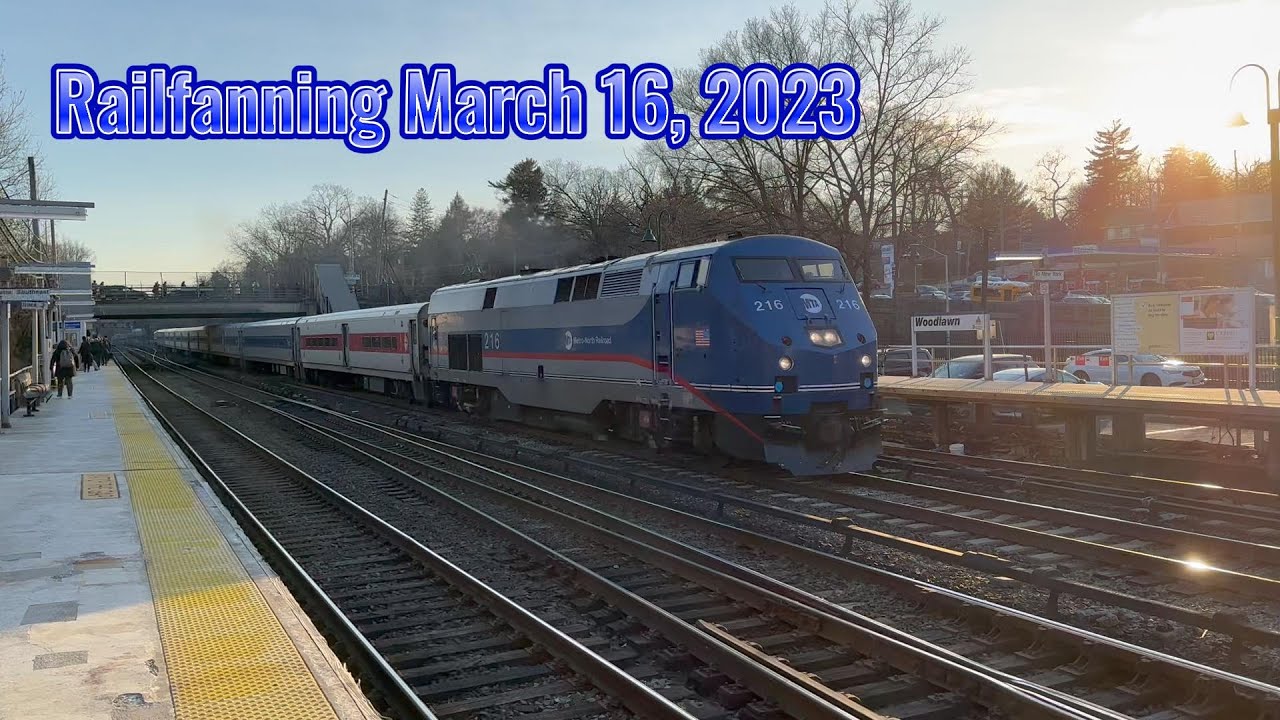 Tons of rush hour action in 4 stations (3/16/2023) ft. hornshows ...