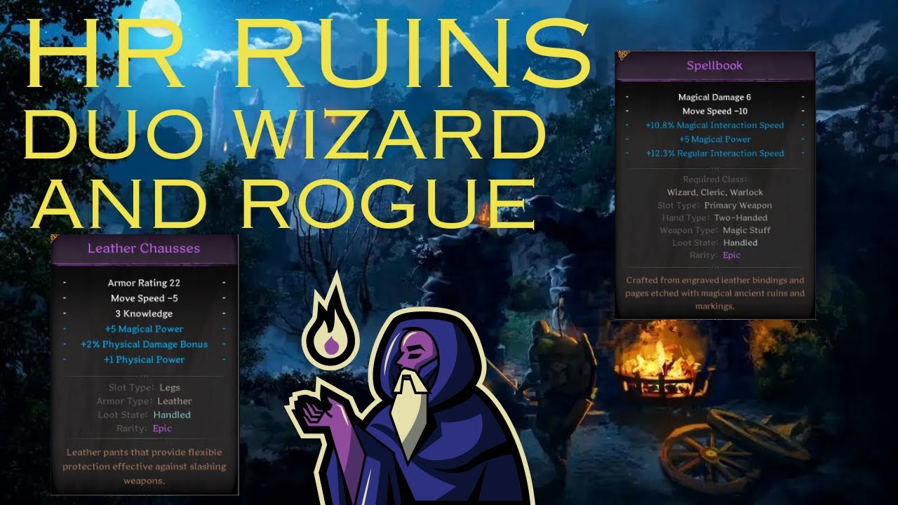 10 SPELL WIZARD DUOS WITH ROGUE - Dark and Darker - YouTube