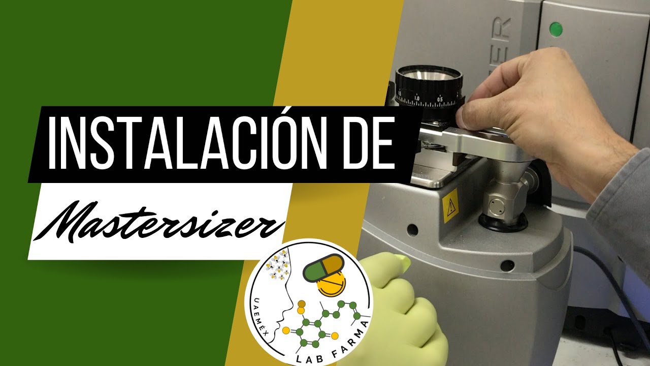 INSTALACIÓN DE MASTERSIZER - YouTube