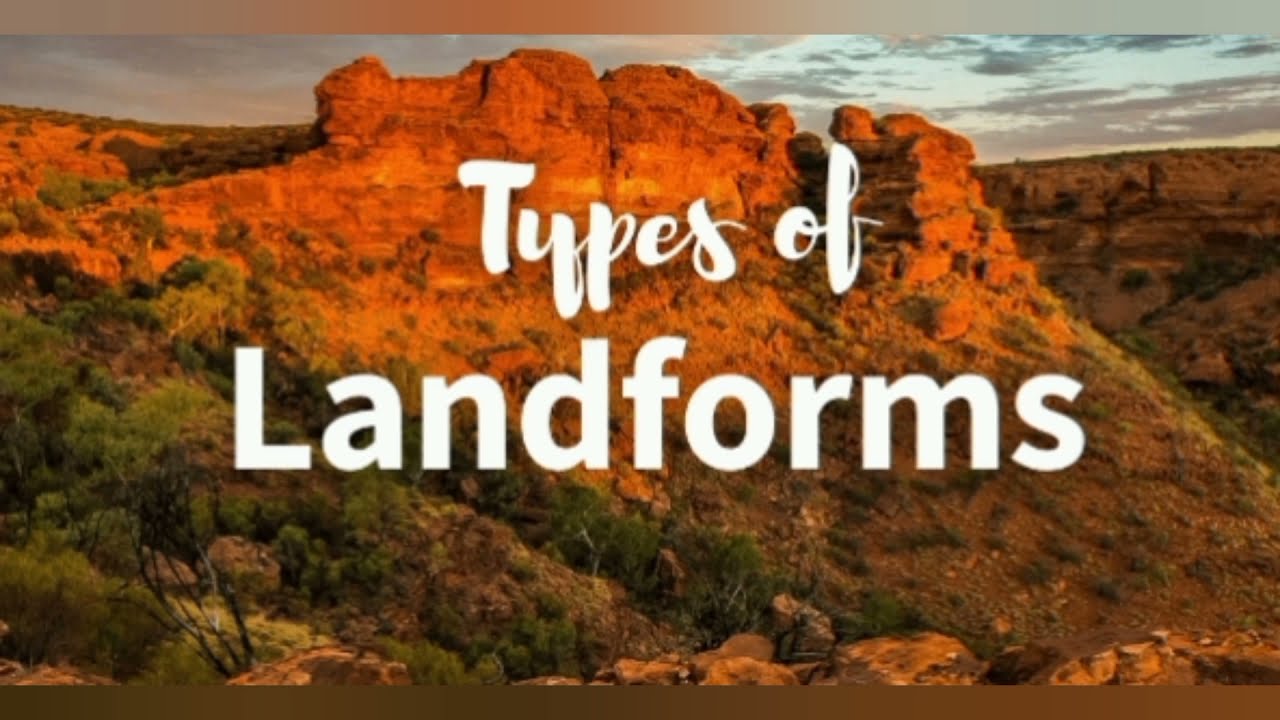 Types of landforms - YouTube