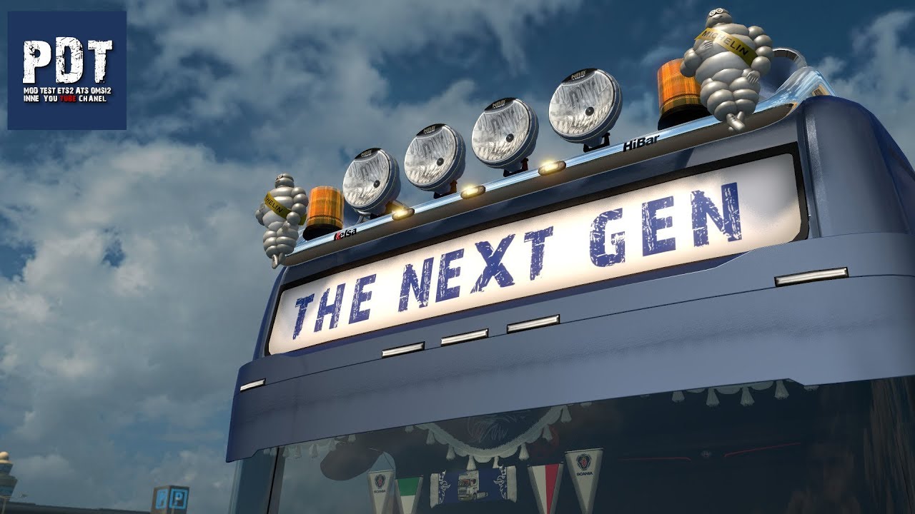 [ETS2. V1.32]...PDT...Scania NextGen "Light sign big" v1.1 - YouTube