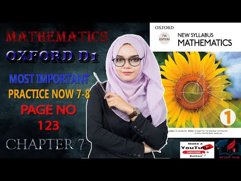 D1 Math Oxford Chapter 5 MOST IMPORTANT Question PRACTICE NOW 7-8 PAGE ...