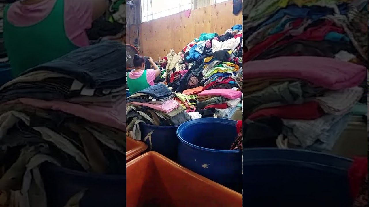 Ropa America como hacen la pacas - YouTube