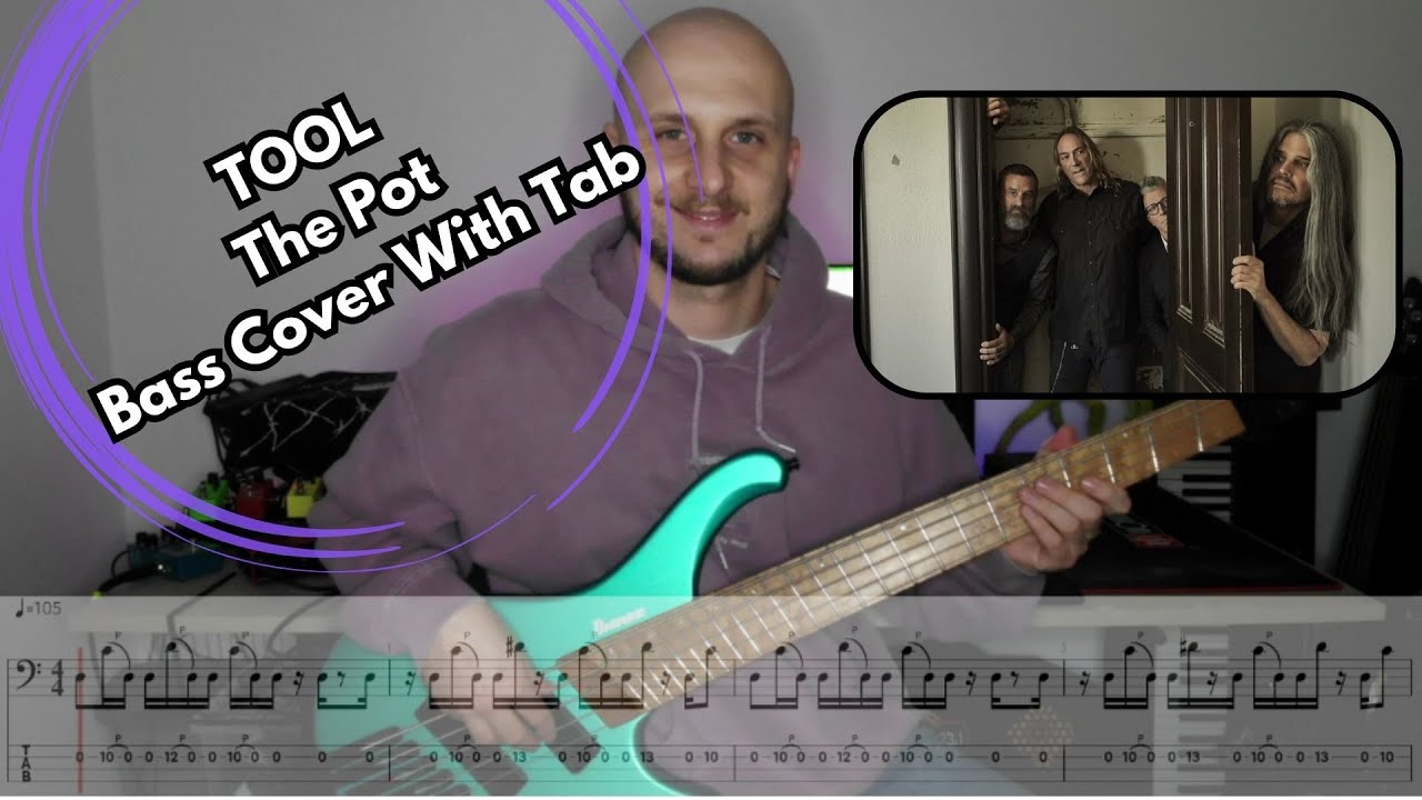 TOOL / The Pot (Bass Cover - Play Along With Tab) - YouTube