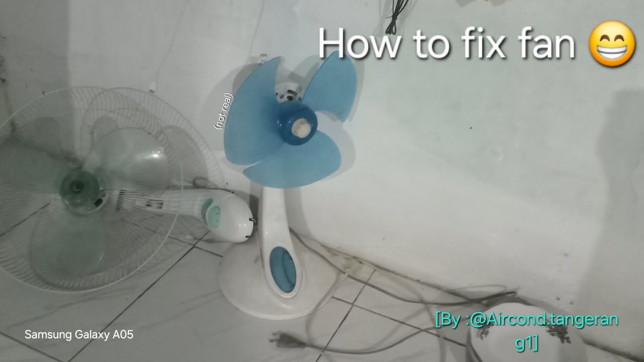 How to fix broken fan [not real] - YouTube