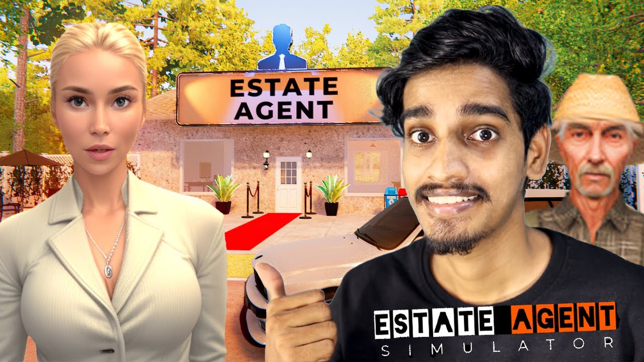 I BECAME REAL ESTATE AGENT GAMEPLAY #1 | estate agent simulator - YouTube
