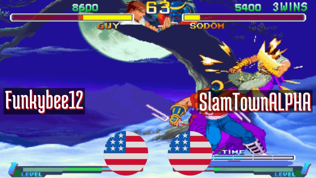 @sfa2u: Funkybee12 (US) vs SlamTownALPHA (US) [Street Fighter Alpha 2 ...