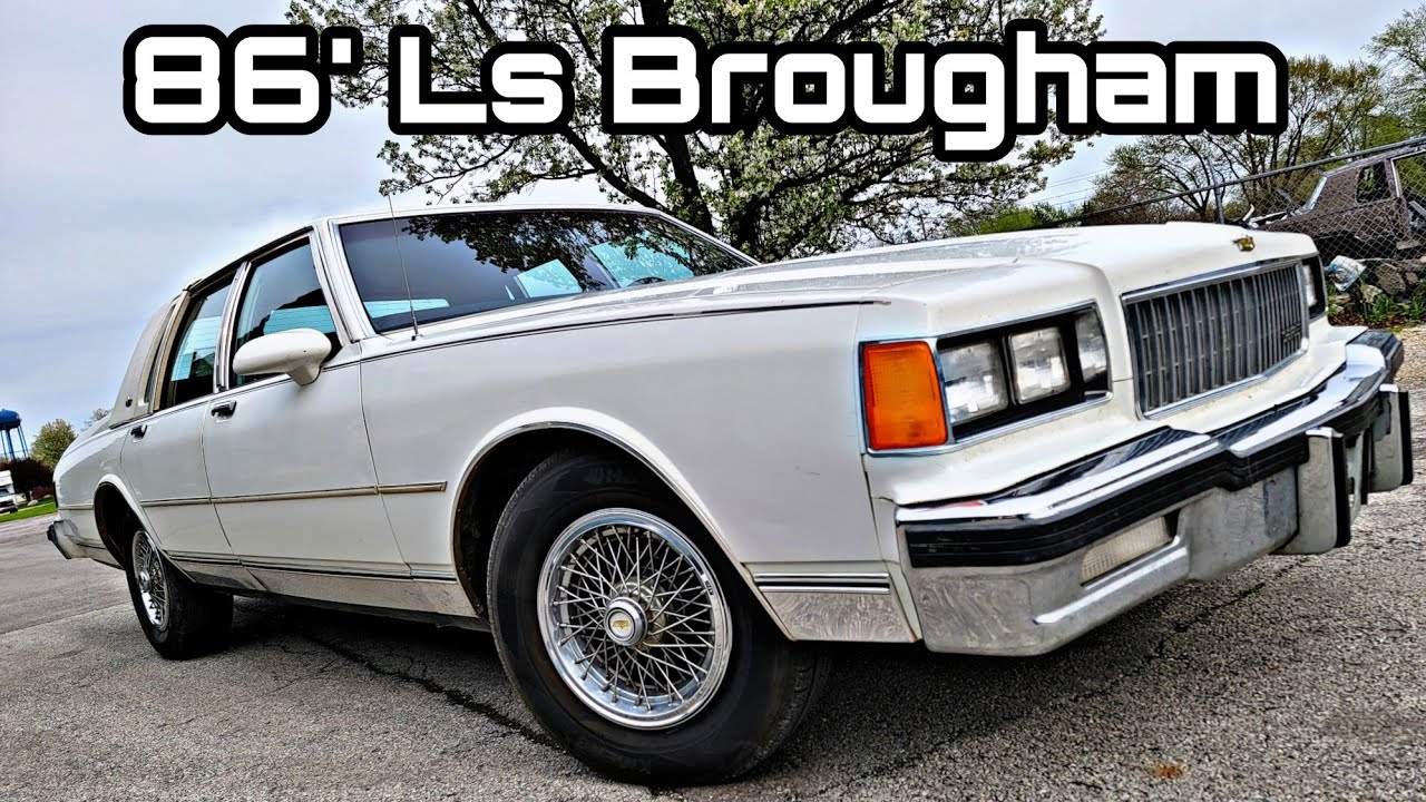 Rare 1986 Chevy Caprice LS Brougham - YouTube