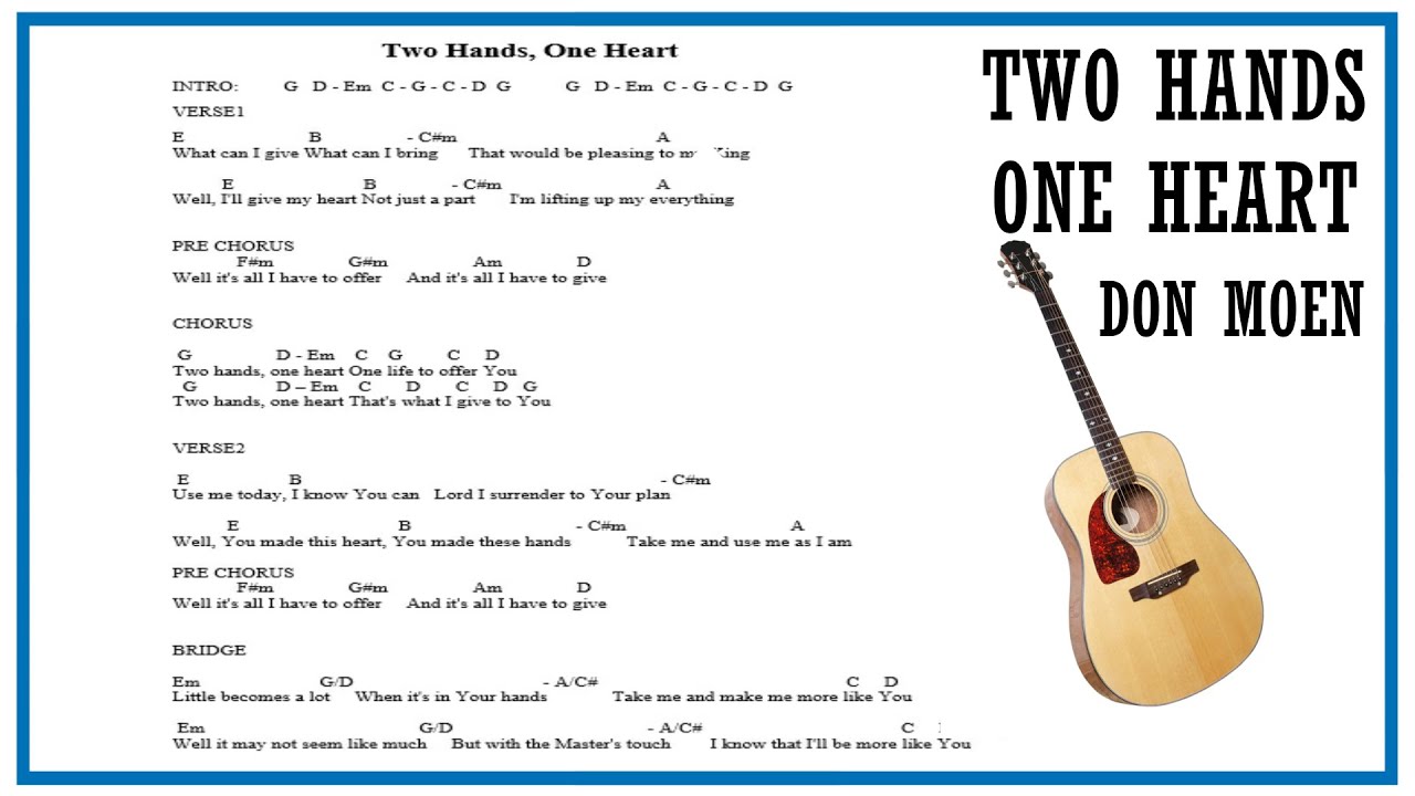 Two Hands One Heart | Don Moen | Lyrics and Chords | Guitar Cover # ...
