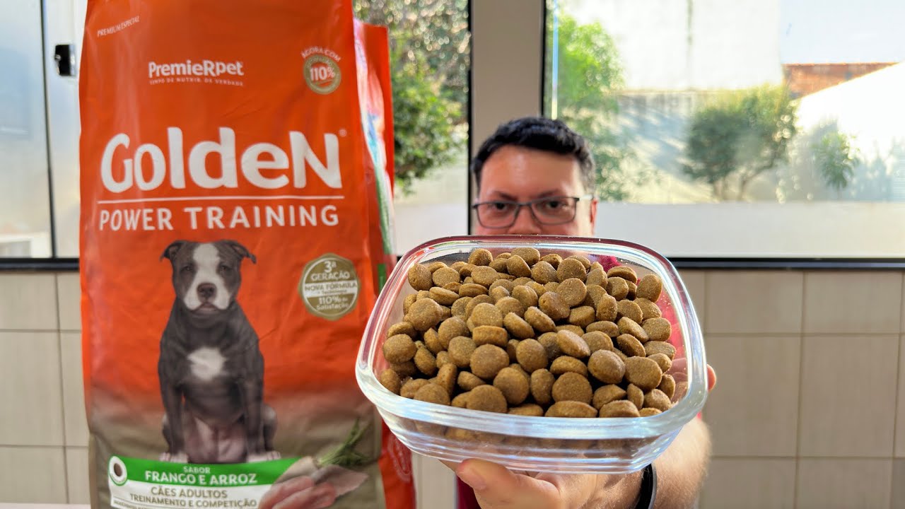 Conhecendo a ração golden power training!! - YouTube