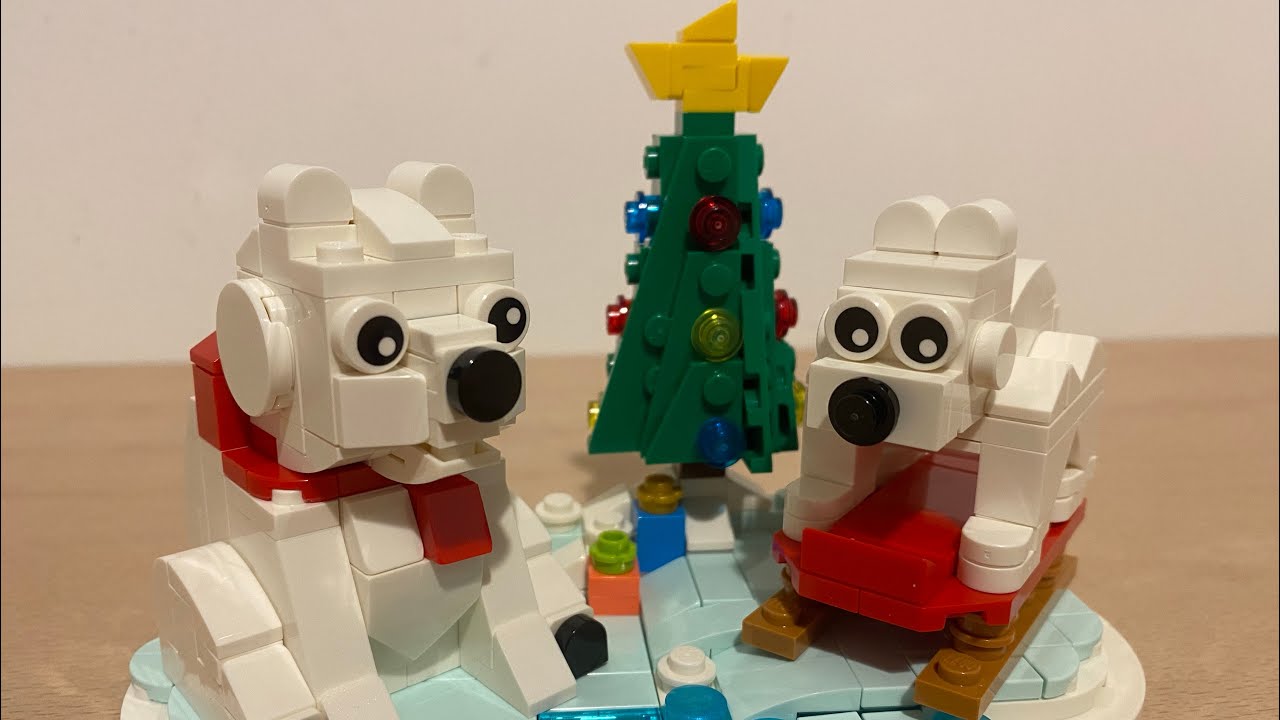 LEGO SPEED BUILD - Wintertime Polar Bears 40571 - YouTube