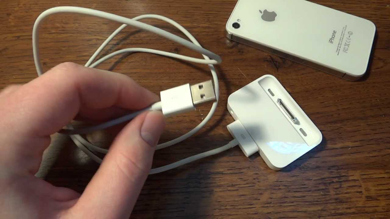 Apple iPhone 4 Dock (Unboxing) - YouTube