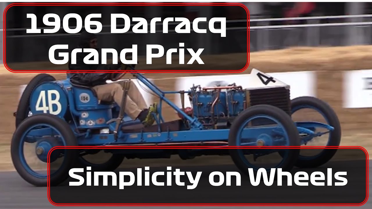 1906 Darracq 120hp - YouTube